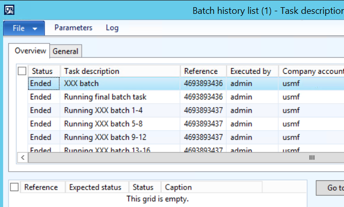 Inner-workings of Dynamics AX: Multi-threaded batch job template