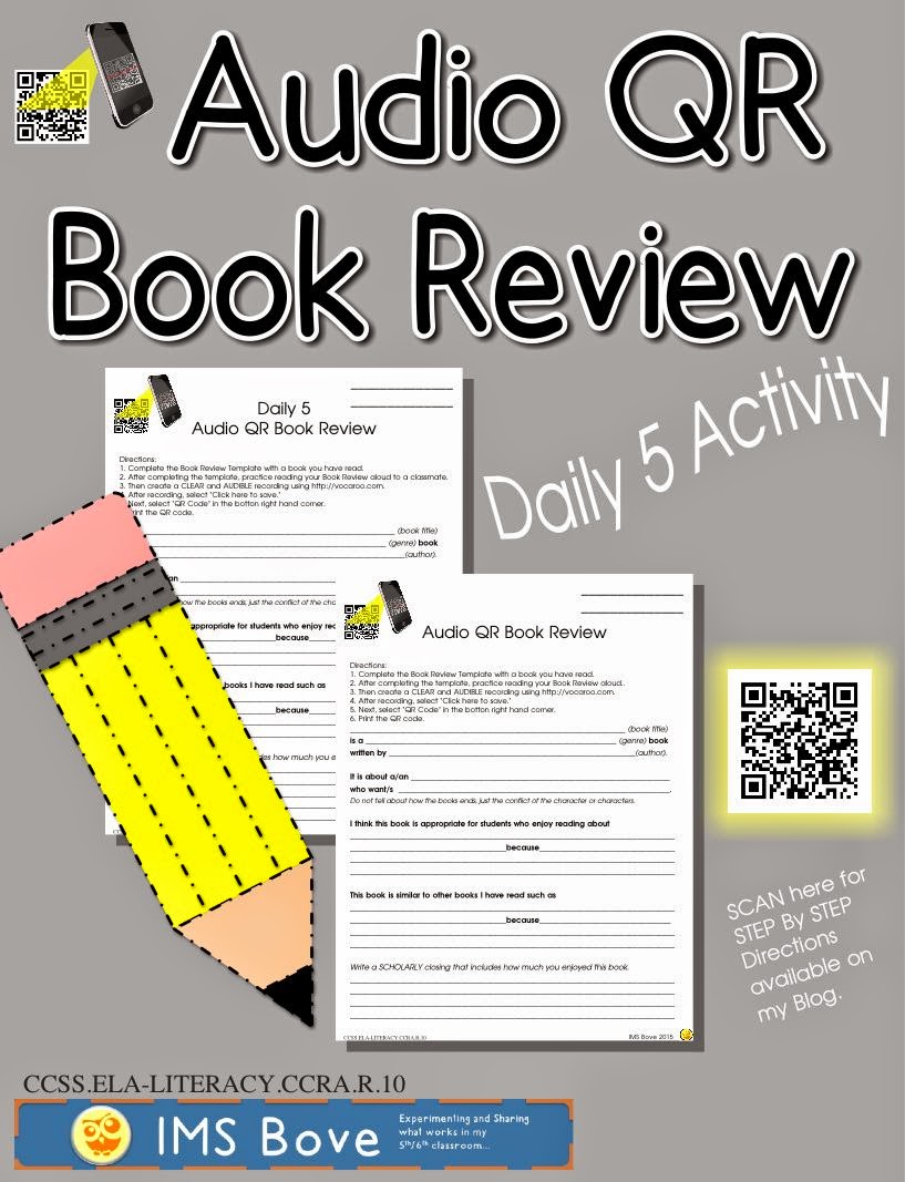 IMS Bove: Daily 5 Audio QR Book Reviews