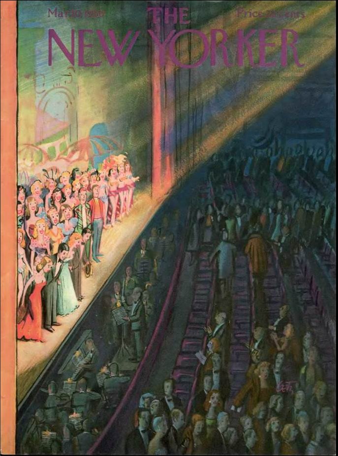 Attempted Bloggery: Curtain Call: Arthur Getz New Yorker Cover Art