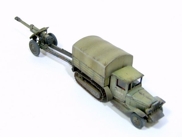 Gulumik Military Models: ZiS 42 with 152mm D-1 Howitzer 1/72 PST - Gallery