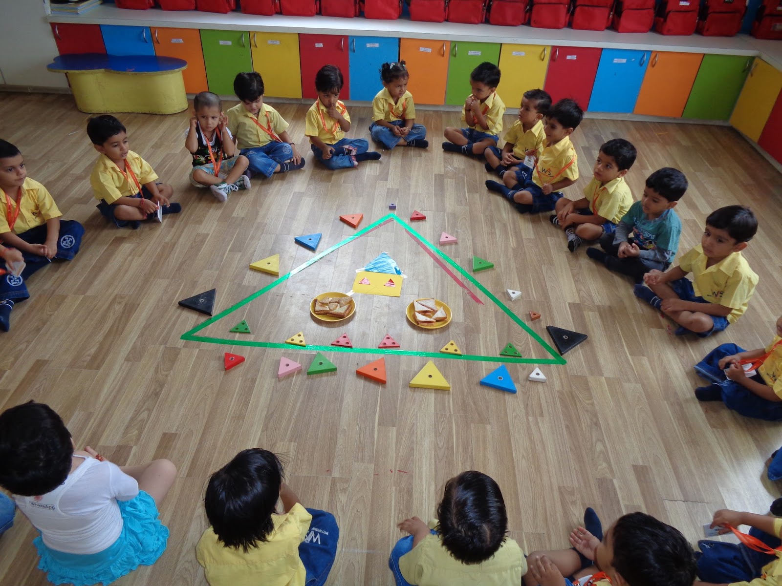 On the top of the World...: Introduced Triangle shape (Nursery) on 3.08 ...