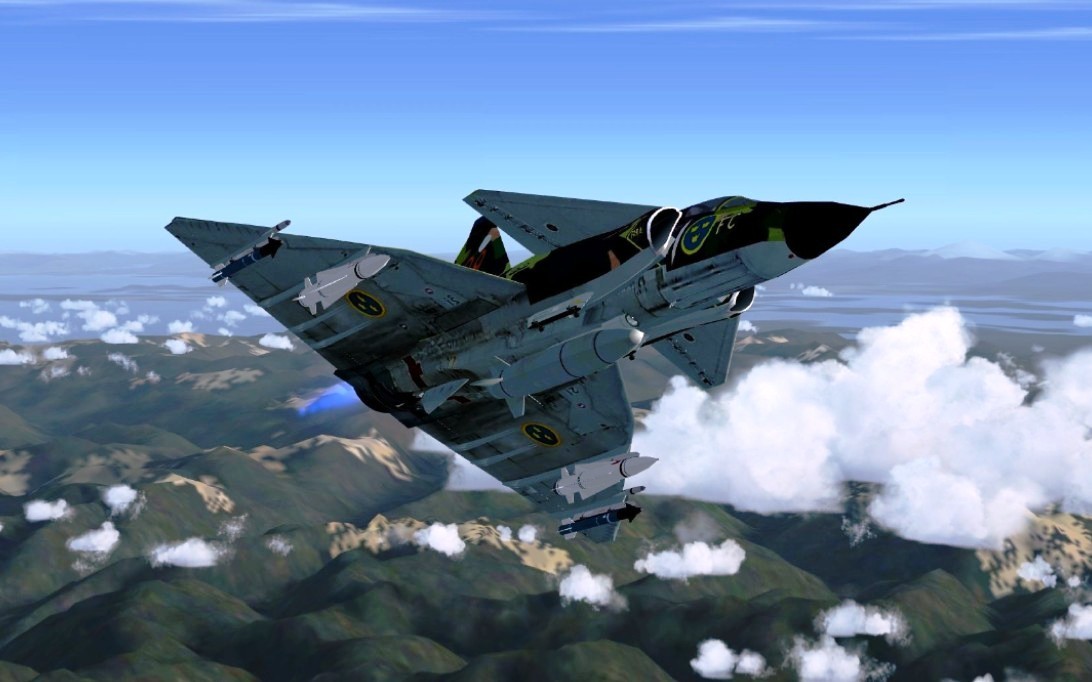 SAAB JA 37 Viggen (Wallpaper 2) aircraft photo gallery | AirSkyBuster