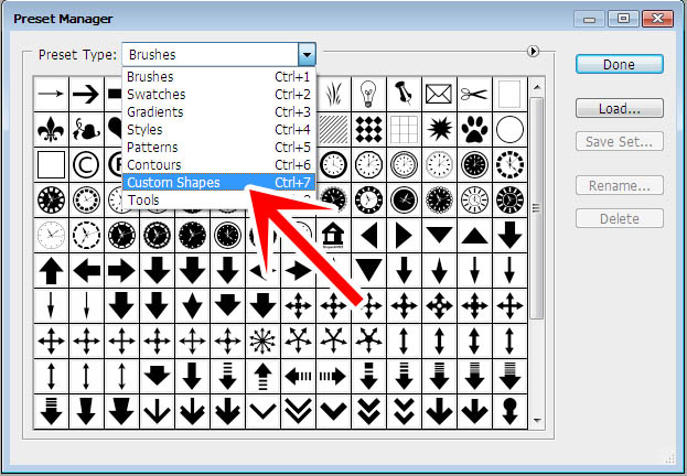 Photoshop World: Install Photoshop Shapes