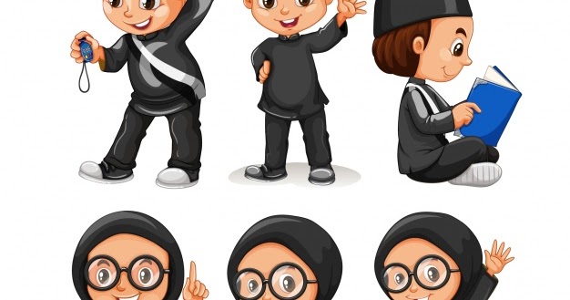 Tren Gaya 39+ Santri Vektor