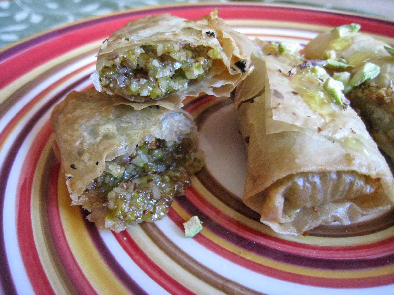 Invited to Dinner: Pistachio Almond Cigars