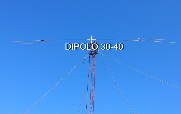 EA2OK Juanjo: Dipolo rígido para 30 y 40m