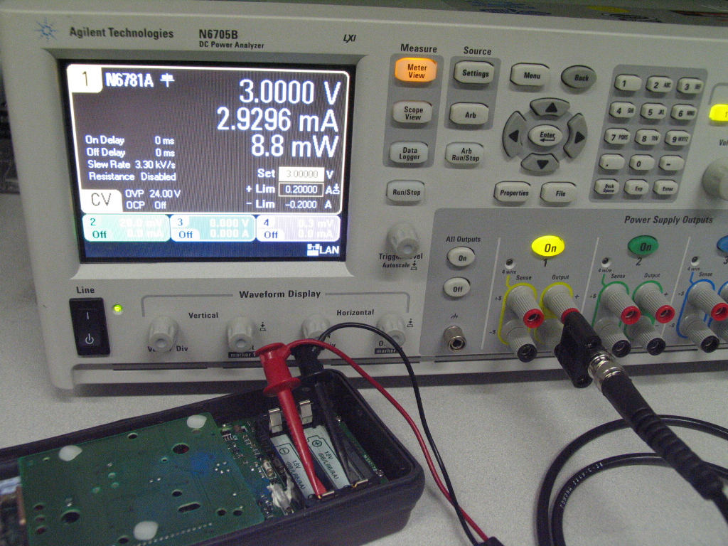 Watt's Up?: Battery drain analysis of handheld HP 973A multimeter
