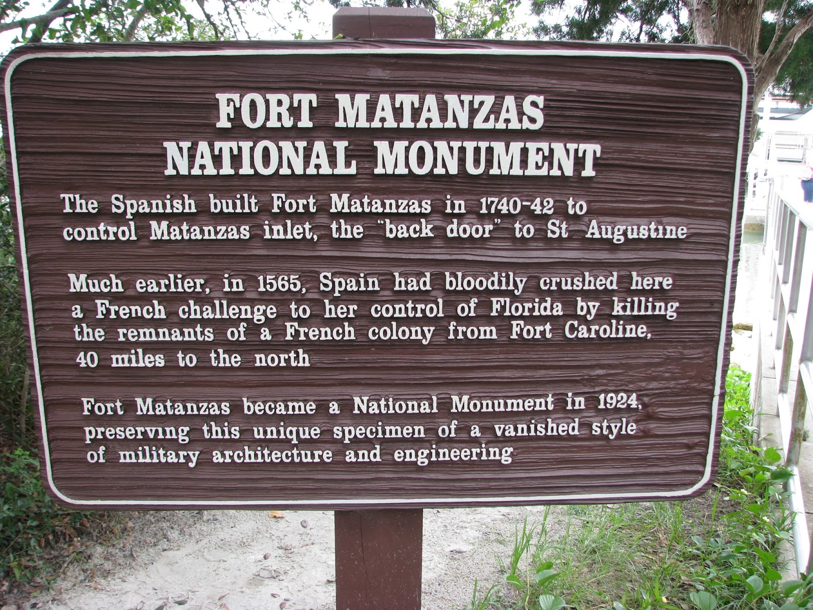 Nature Is Real: Fort Matanzas National Monument