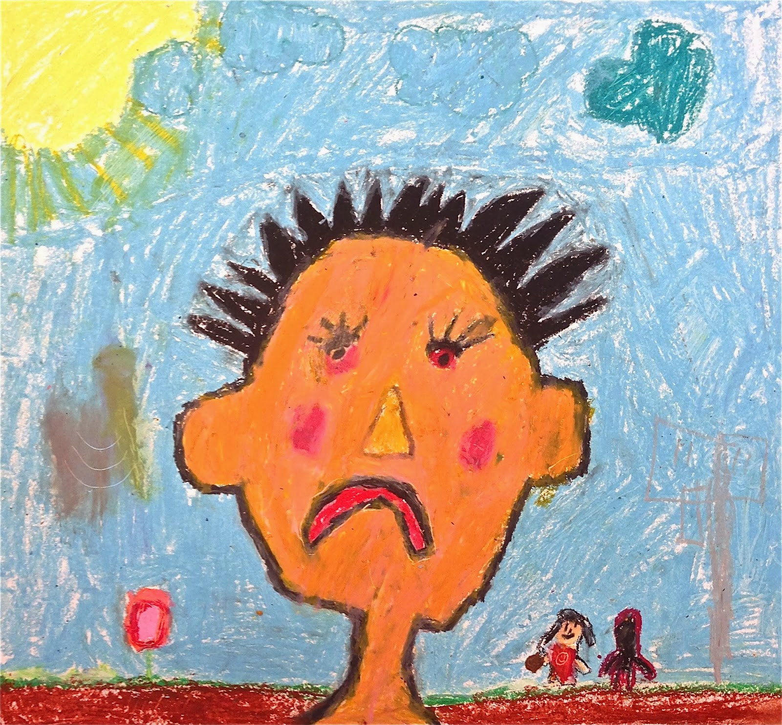 The Art Studio at PS 250: Grade 2 Narrative Self-Portraits