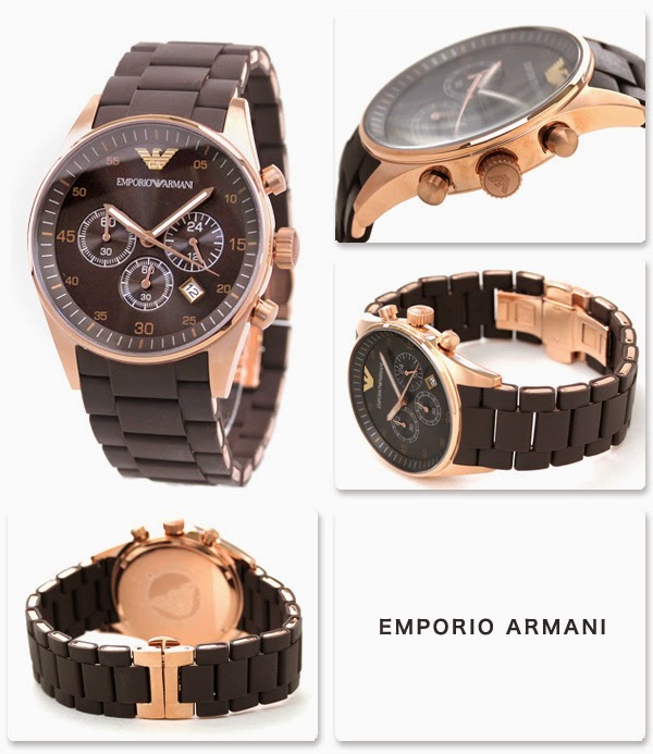 Emporio Armani AR5890 Sportivo Chronograph Men's Watch - Avenue Online