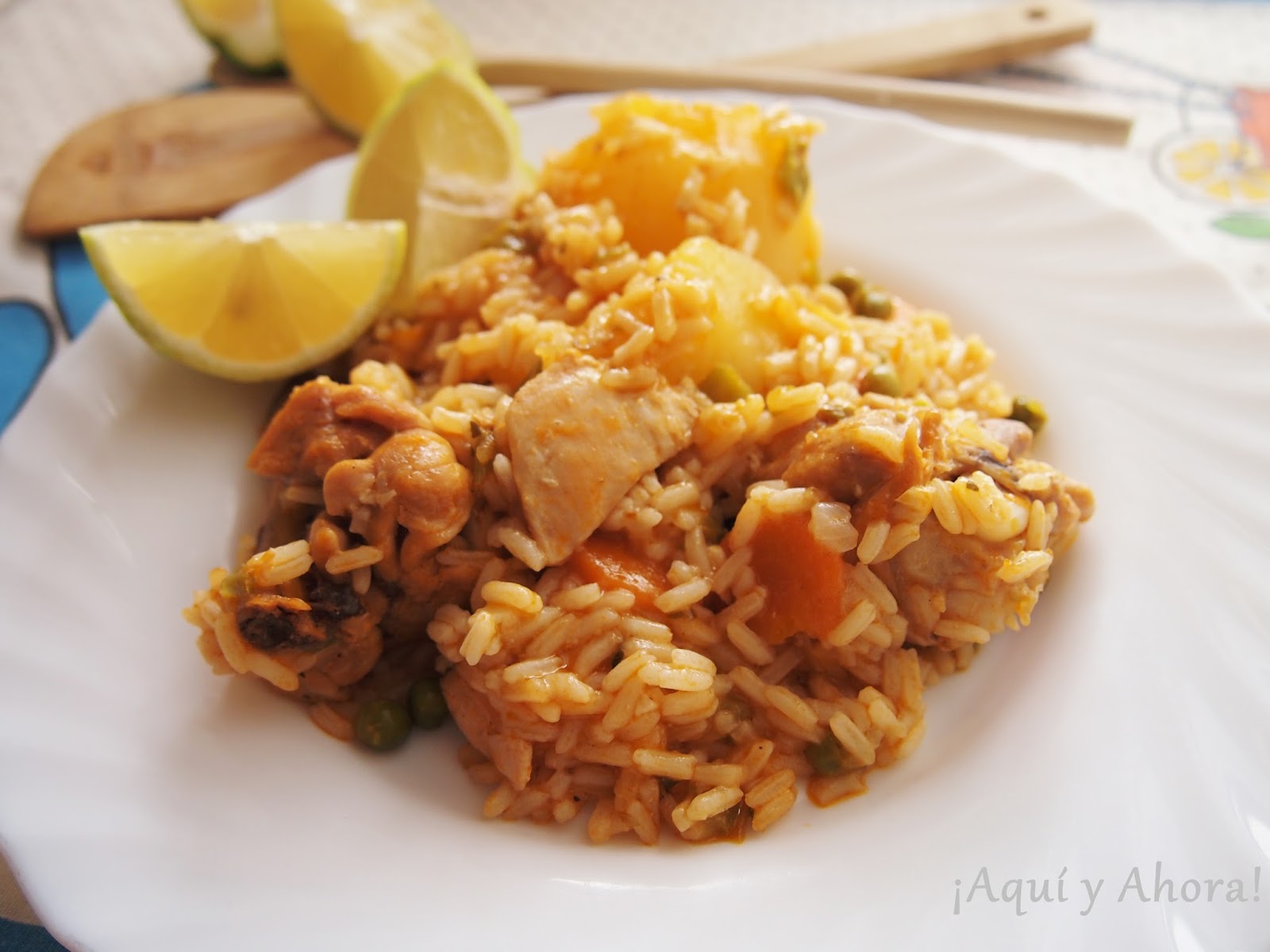 ¡Aquí y Ahora!: Arroz con pollo en olla express