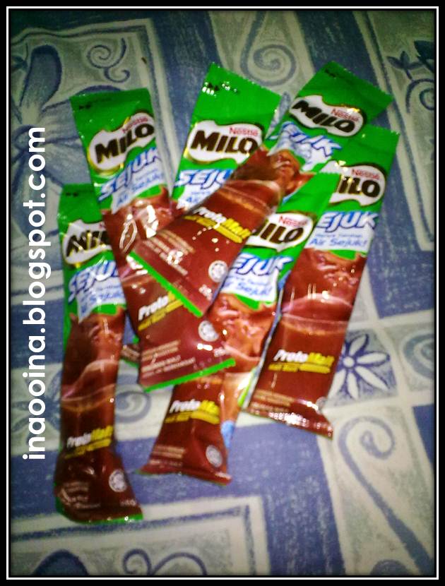 .C!K INA PUNYA BLOG.: :: MILO SEJUK. HANYA TAMBAH AIR SEJUK