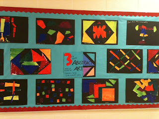 Elfers Art Room: 3rd grade Abstract Art