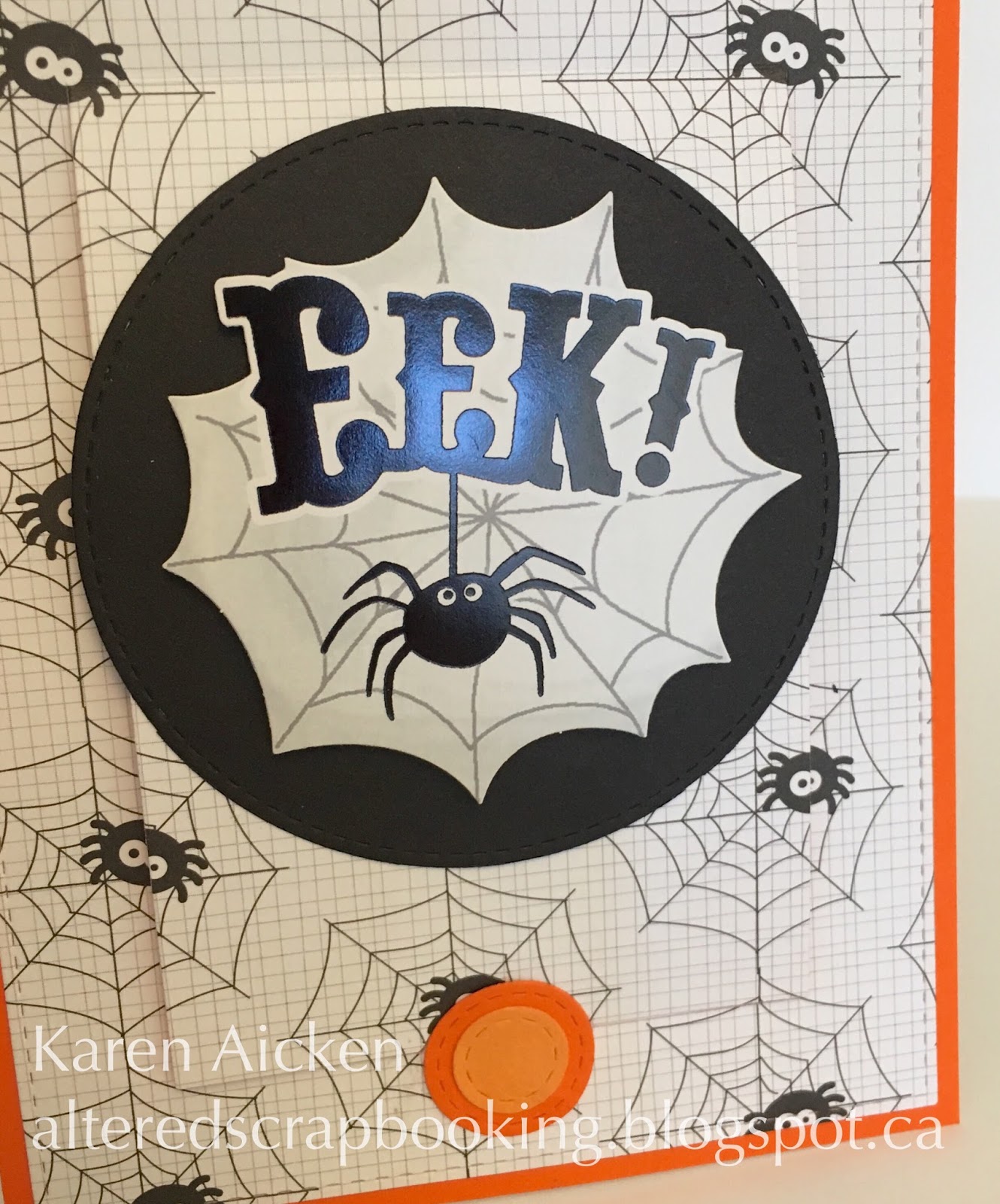 Painted Mountain Cards: Halloween Lift Flap Card