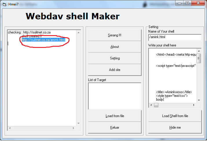 Cara deface website dengan webdav terbaru - Amink web