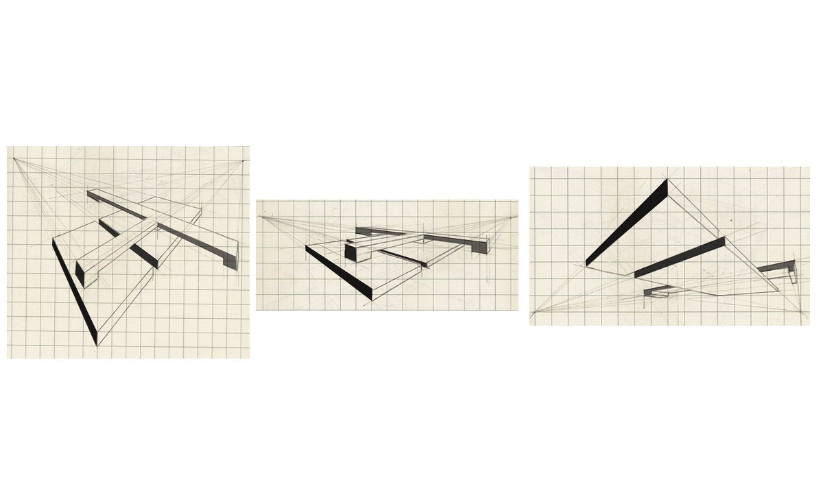 A. Kevin Lao: 2 Point Perspective - T Shapes