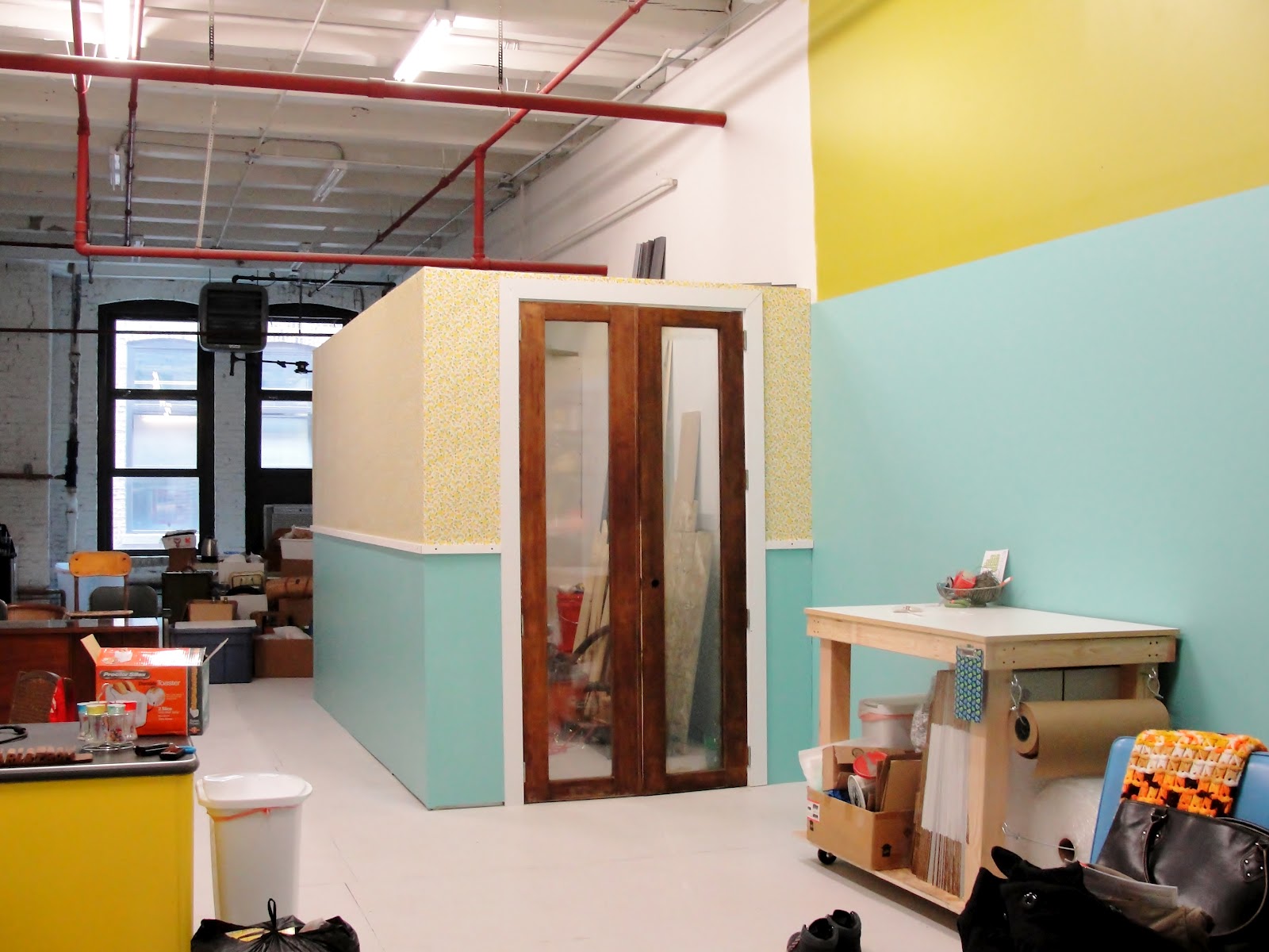 Apartment 528: Studio Makeover: Workroom Update + Easy Wall DIY