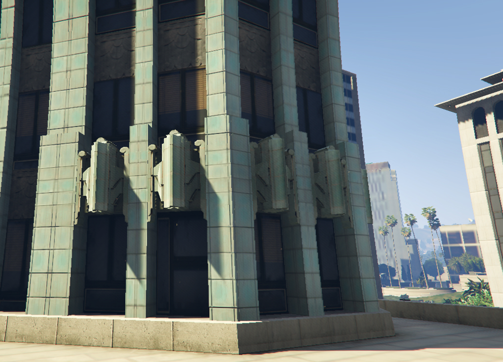 ART DECO ARCHITECTURE AND LANDMARKS IN THE GRAND THEFT AUTO V