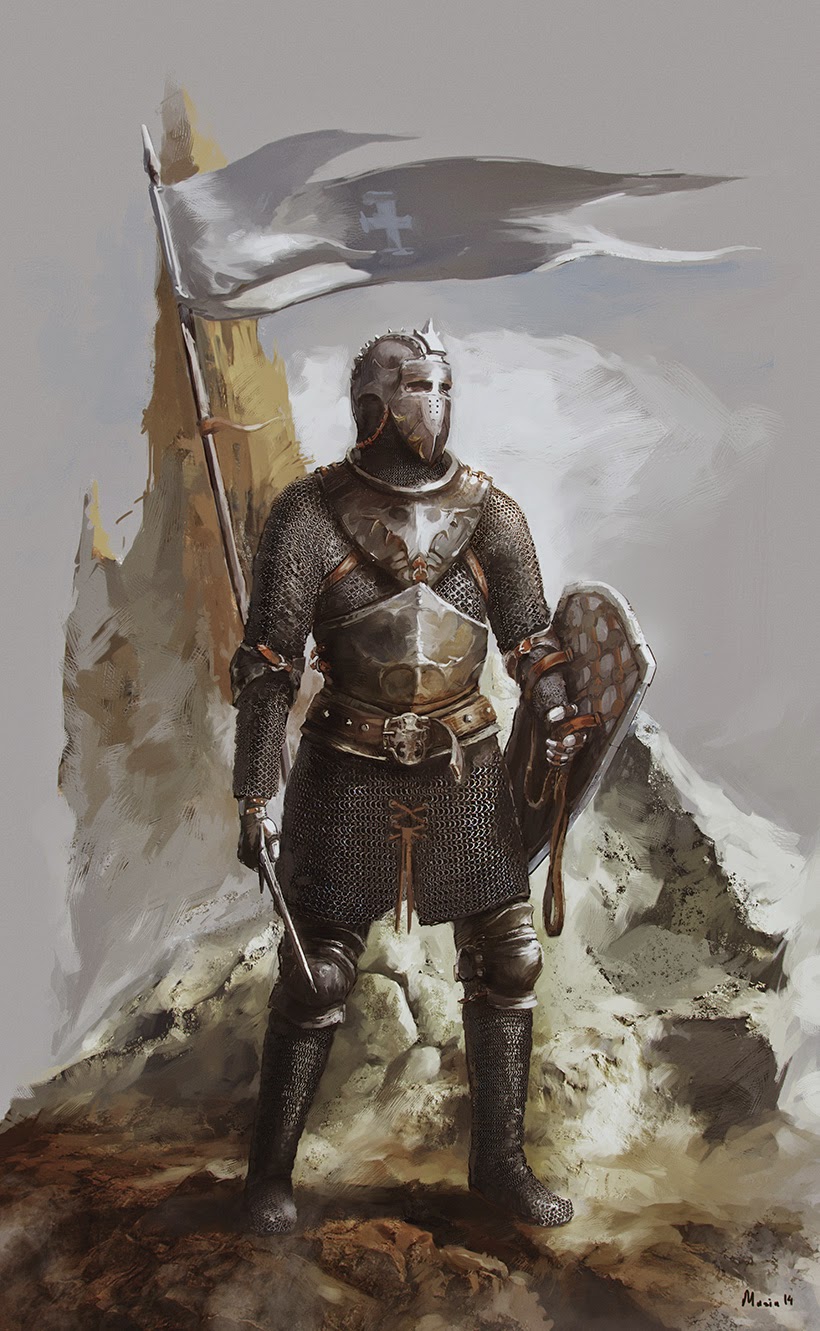 Warriors in art: Swordsman concept by Sergey Musin