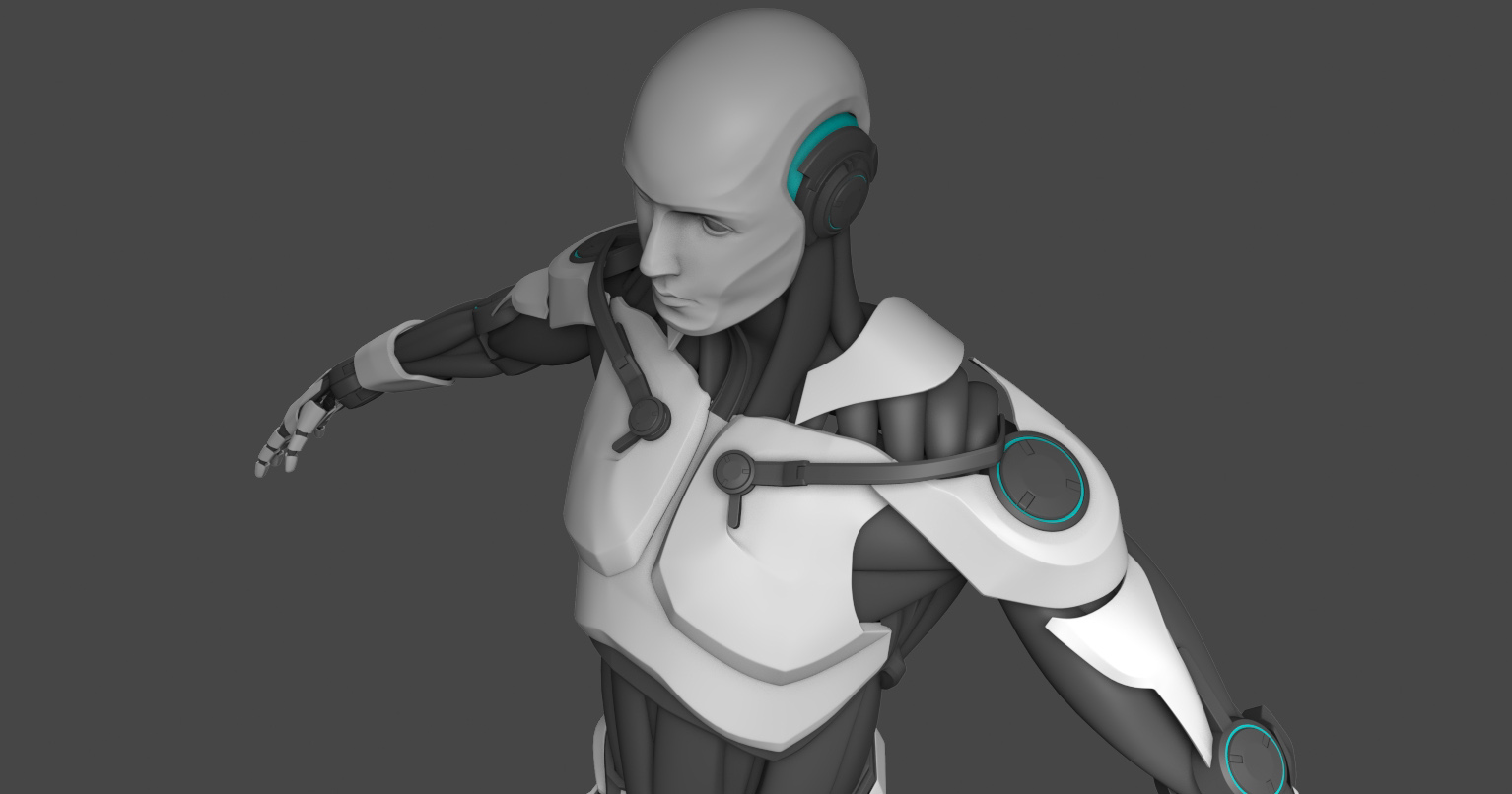 Piranha: Robot / 3d model / Eset nod32