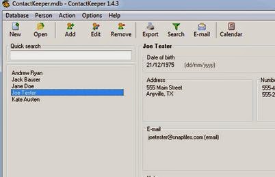Hit Programas: ContactKeeper 1.5.0 (Gestor de contactos con ...