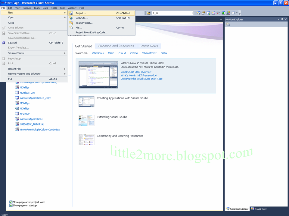 LITTLE TO MORE: TUTORIAL 1: BASIC INPUT AND OUTPUT (USING VB.NET)