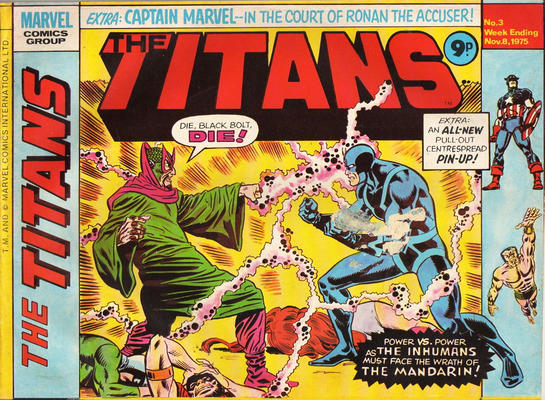 Steve Does Comics: November 8th, 1975 - Marvel UK, 40 years ago this week.