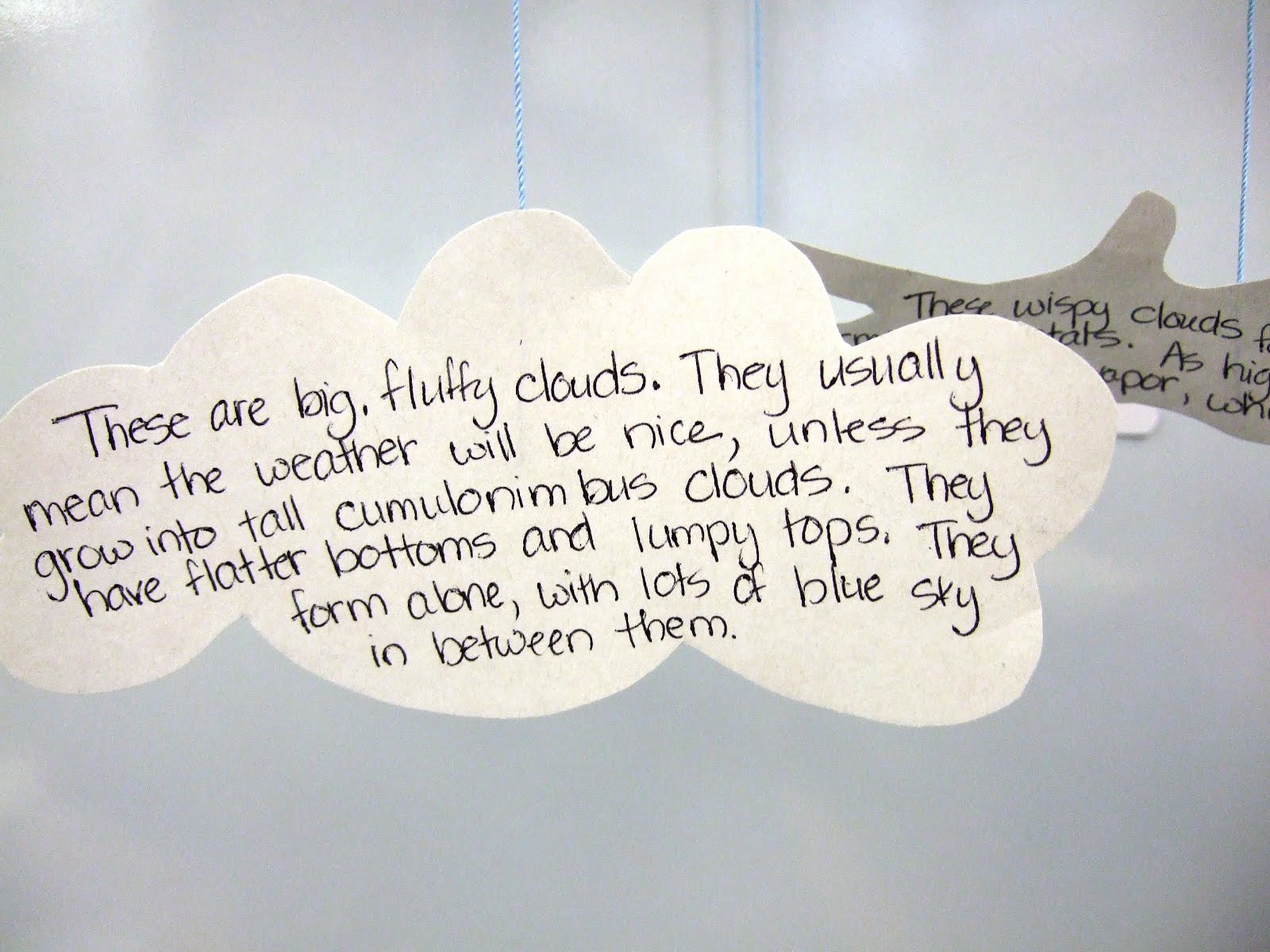 The Inspired Classroom: One More Cloud Lesson