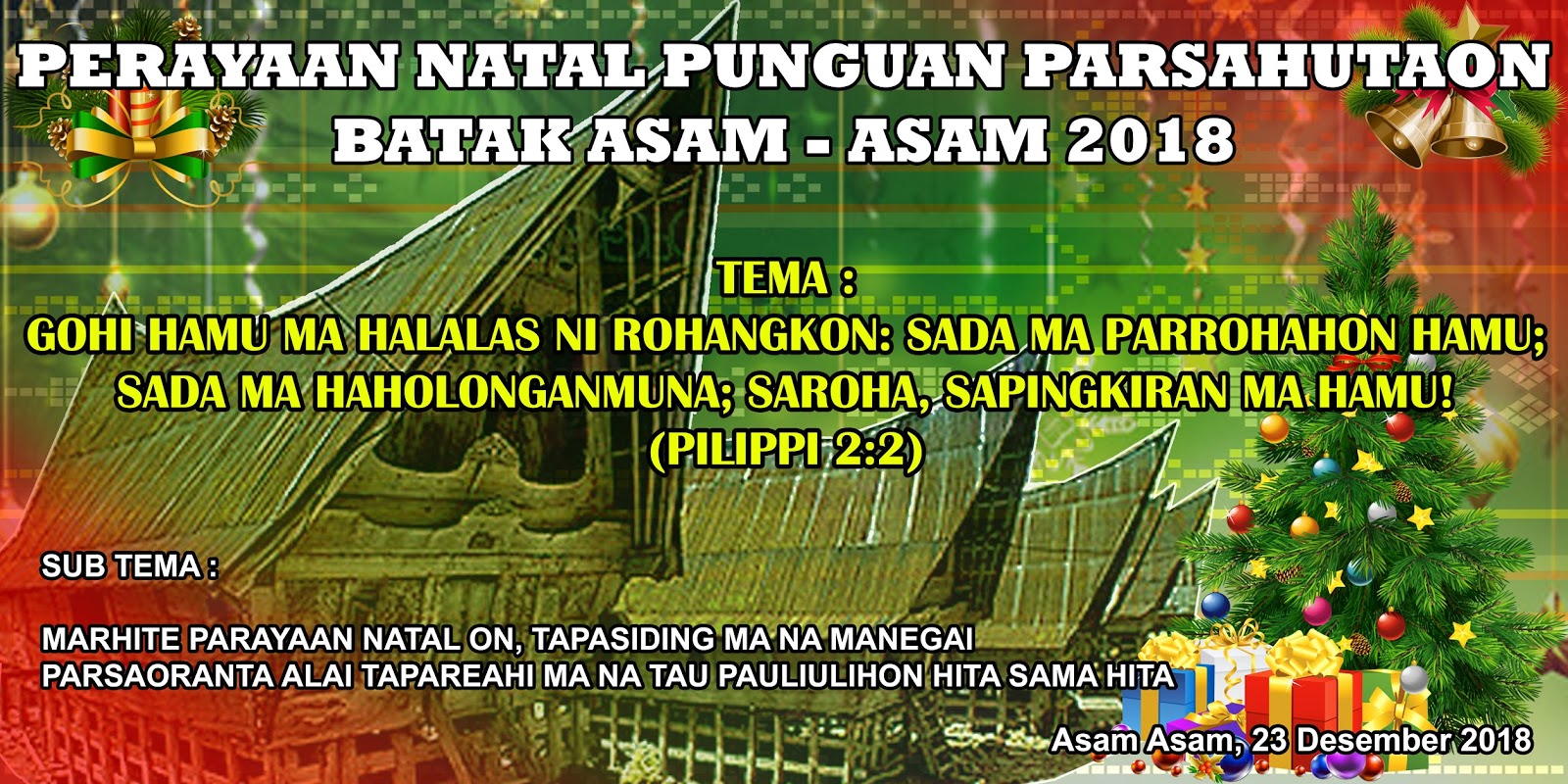 Contoh Spanduk dan Banner Natal Terbaru - miraclewijaya.com