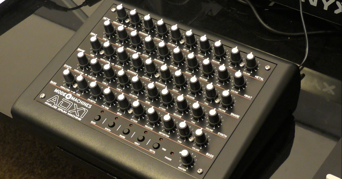 MATRIXSYNTH: Mode Machines ADX1 (ADX-1) Analog Drum Machine / Synthesizer