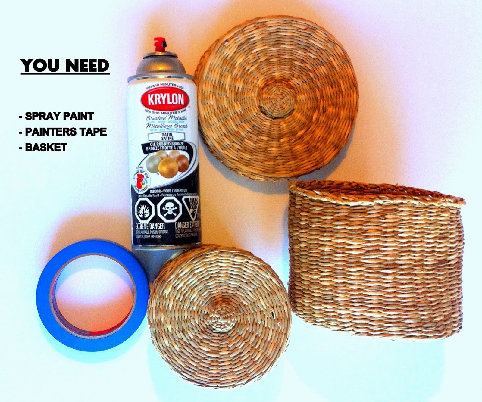 LANCOMOSS: SIMPLE DIY PAINTED BASKET