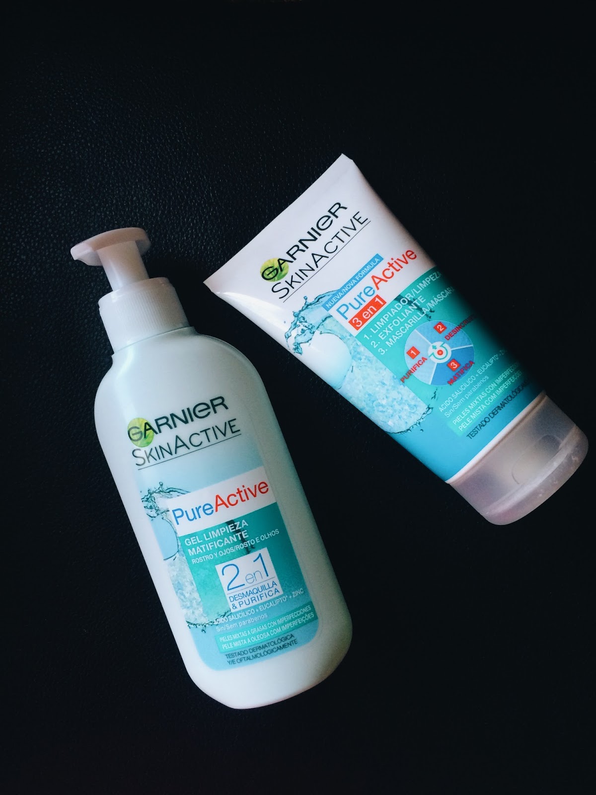 Cuidar da pele: Garnier Pure Active - Gel de Limpeza Matificante ...