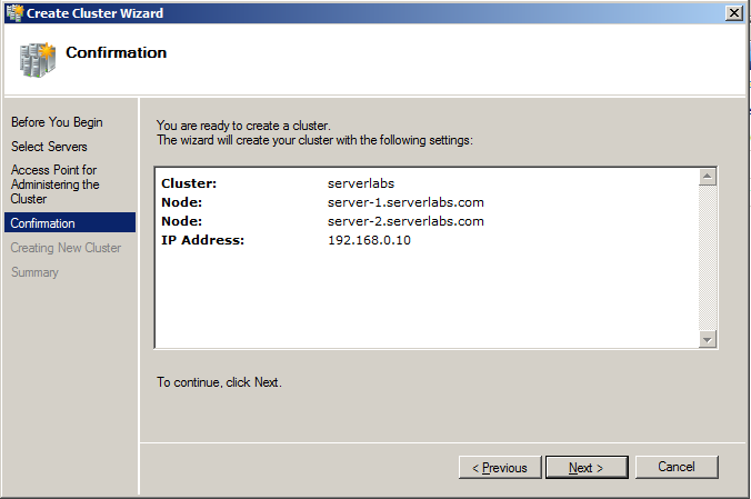 Server Labs: How to install and configure windows failover clustering in windows server 2008/R2