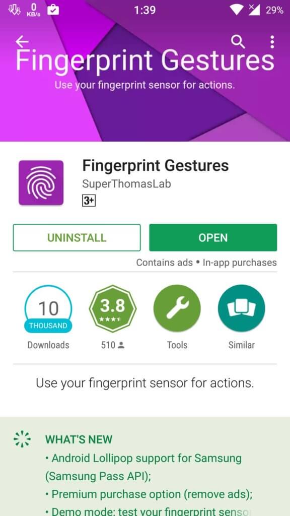 How to Enable Fingerprint Gestures on any Android - Online Help