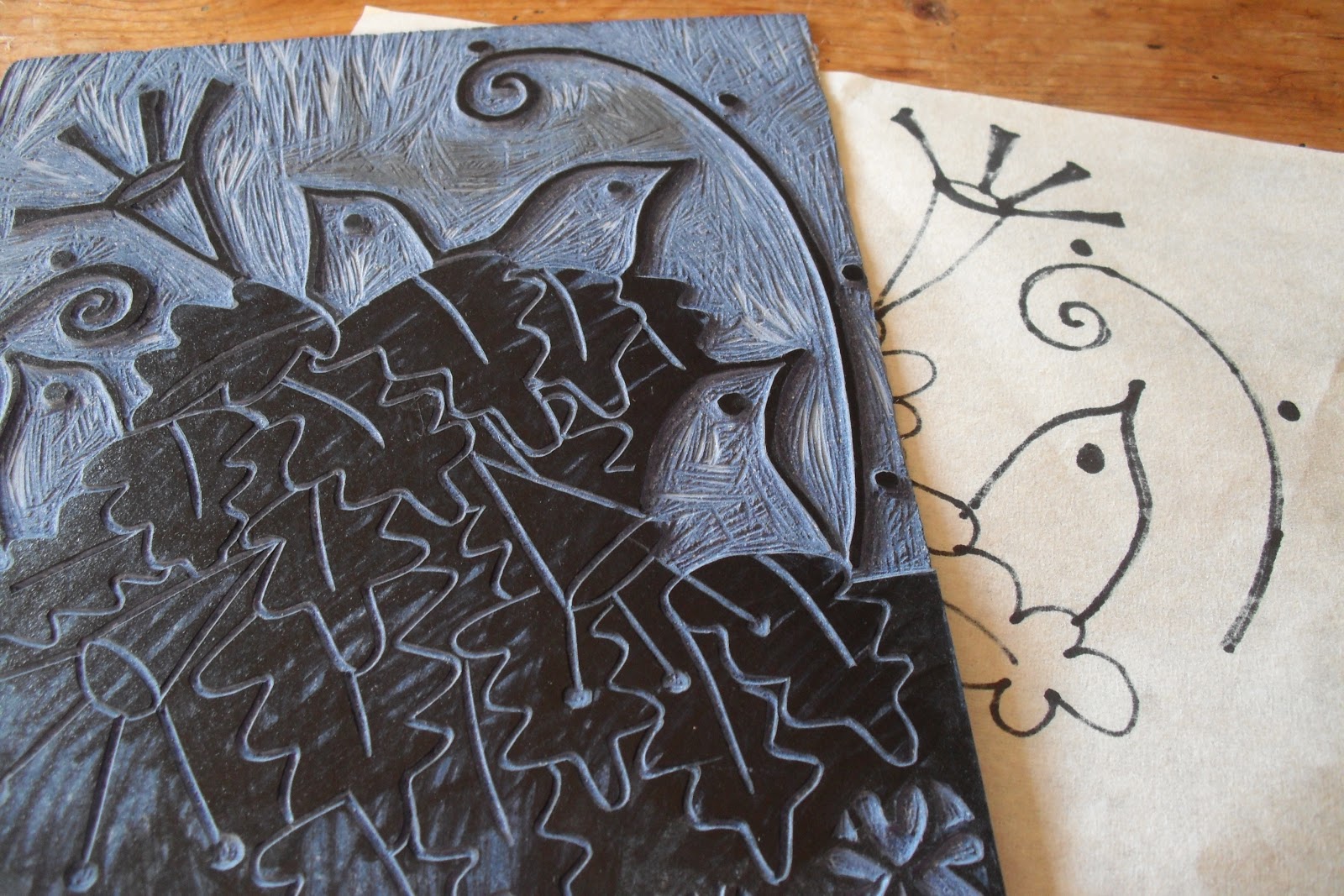 All about Lino: Transferring your design onto Lino