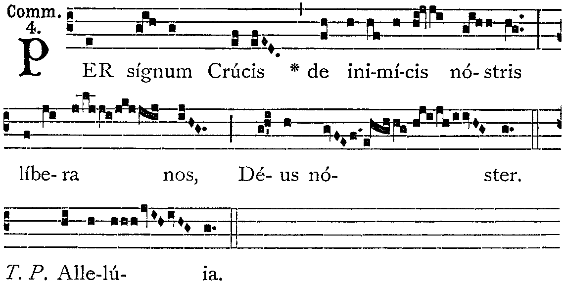 chantblog: The Communion Song for the Feast of the Exaltation of the ...