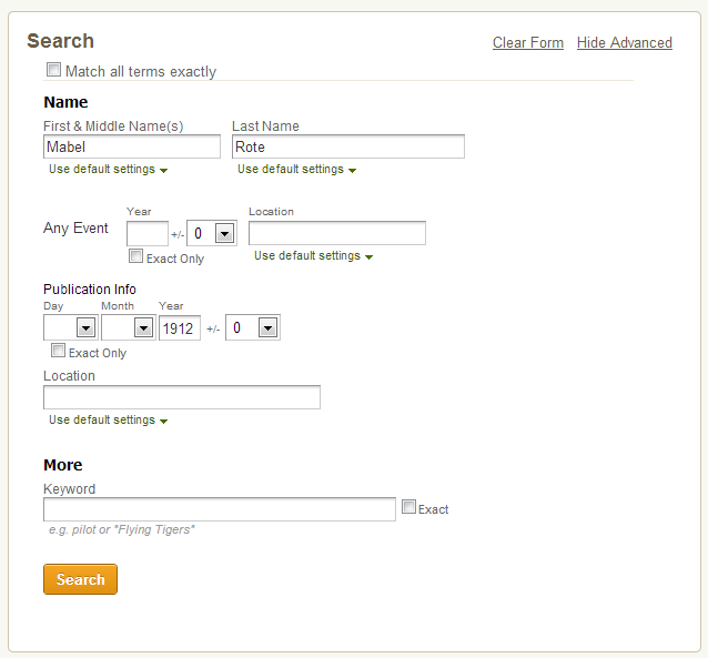 Searching for Roots and Branches: 2013