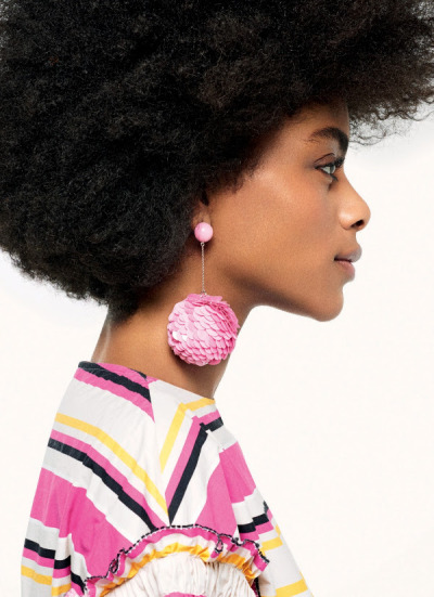 Afrolistas And The City™ Model Josiane Monteiro For The April May Issue Of Air France Madame
