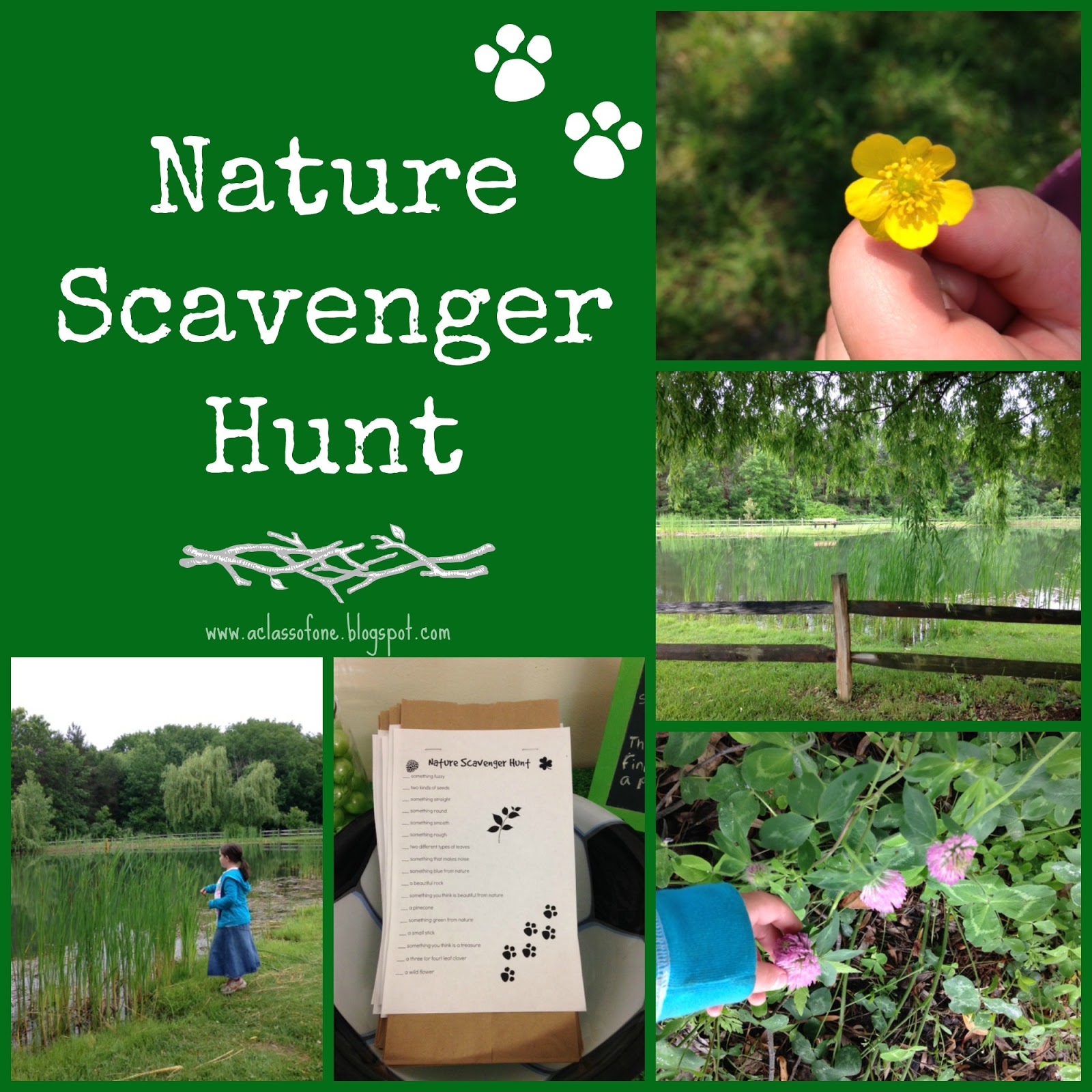 "Be The One" : Nature Scavenger Hunt