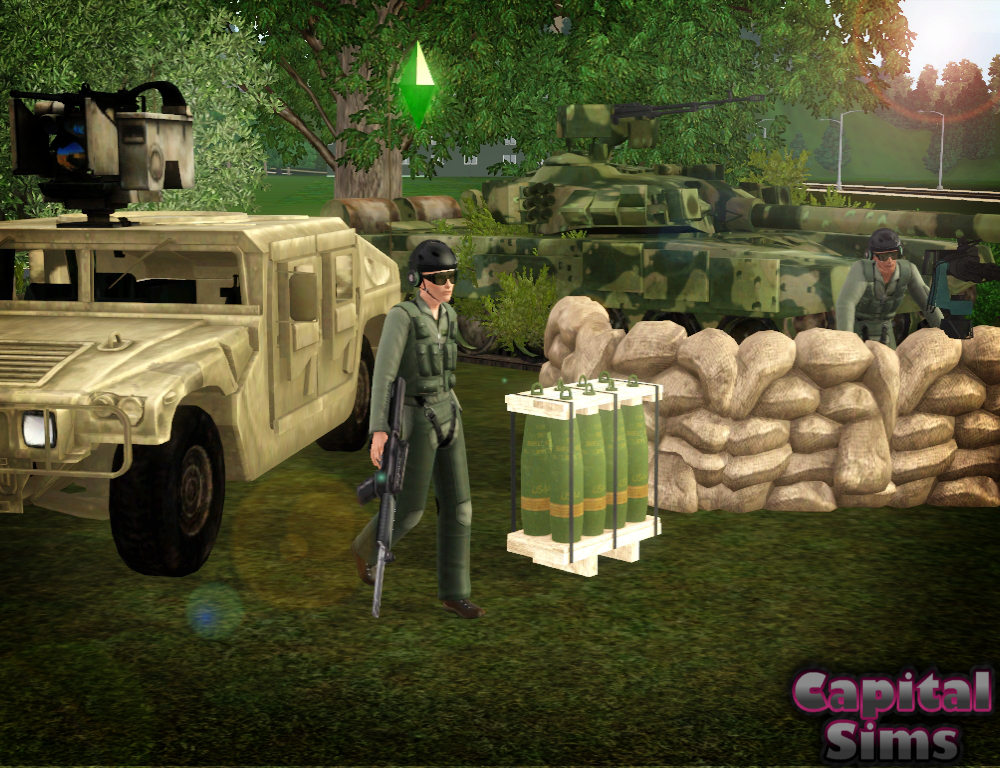 My Sims 3 Blog: Doomsday Military Set by Anita