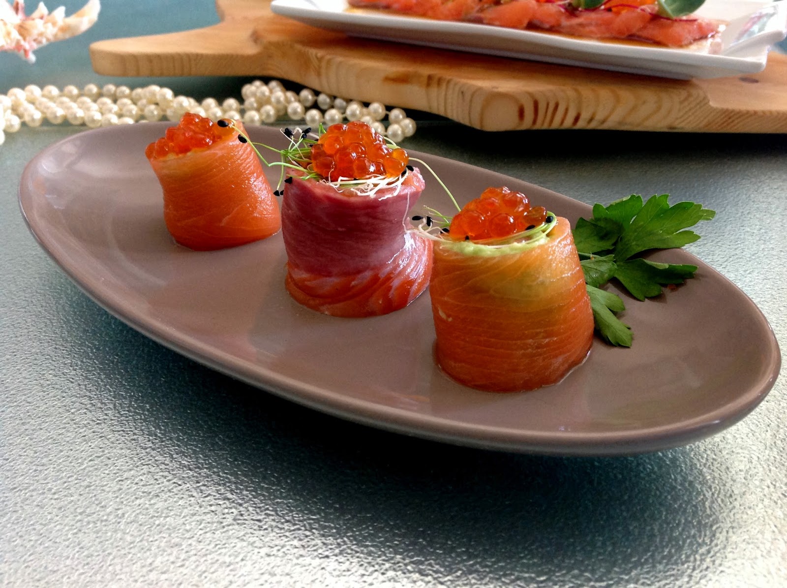 Shamira Gatta : Geisha Roll Avocado e Caviale