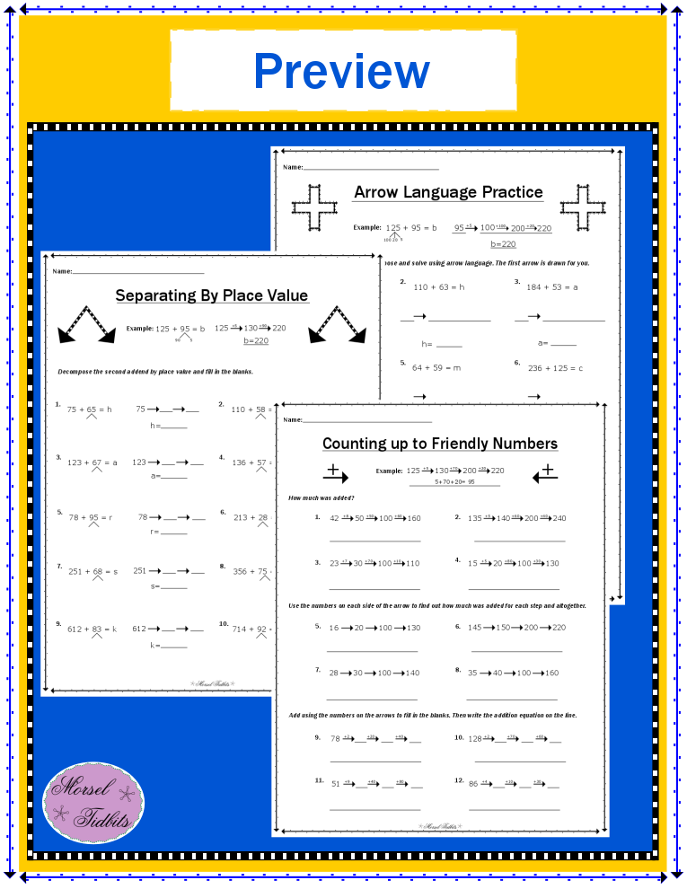 Morsel Tidbits: Addition Notations: Arrow Language