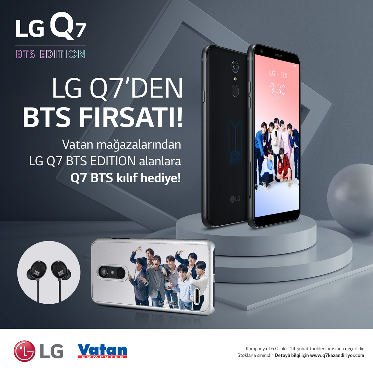 LG Q7 BTS Edition sadece Vatan Bilgisayarda - İlköğretim Matematik