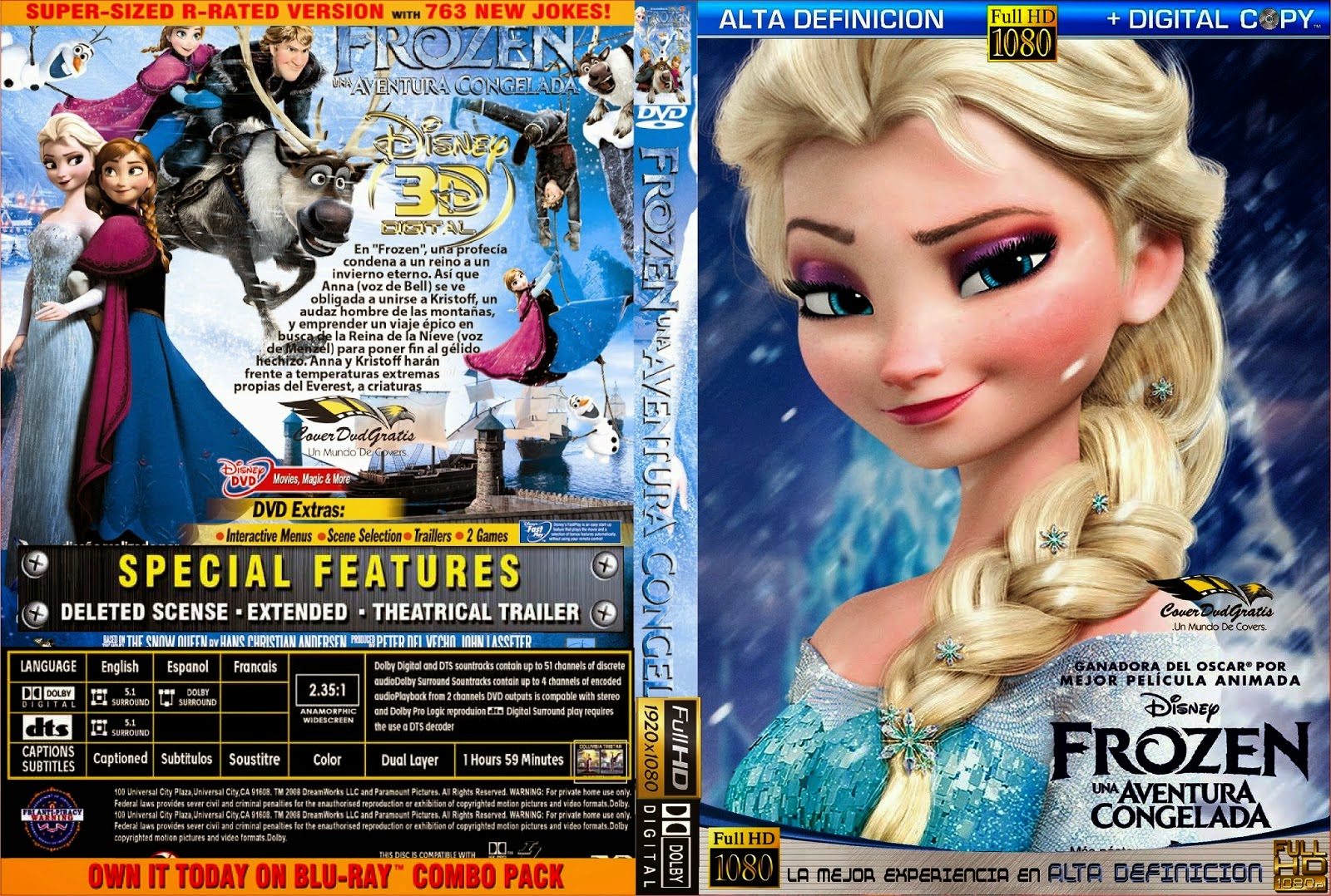 Cover: FROZEN DVD