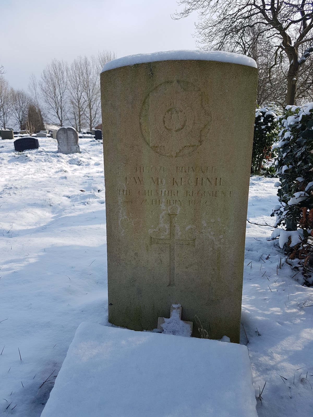 War Graves and Memorials: Stockport Cemetery and Crematorium.