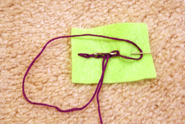 The Better Nester: How To Hand Sew: Chain Stitch