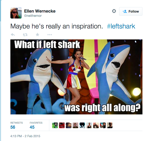 Traytray Blogs: The Beauty that is Left Shark