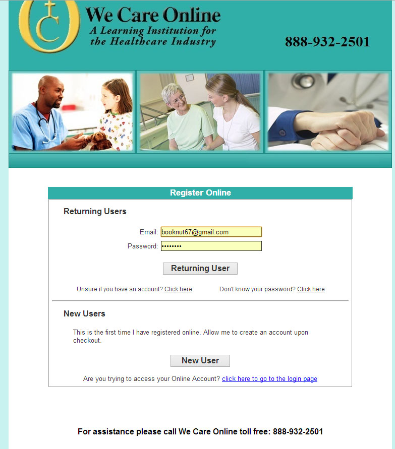 New Registration and Payment System is Live! - WeCareOnlineClasses