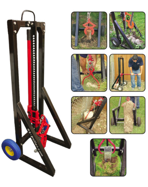 The Fence Line: Using the Oz-Puller to Remove Damaged Fence Posts