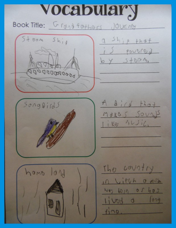 My Full Heart: FIAR: Grandfather's Journey & Link-Up